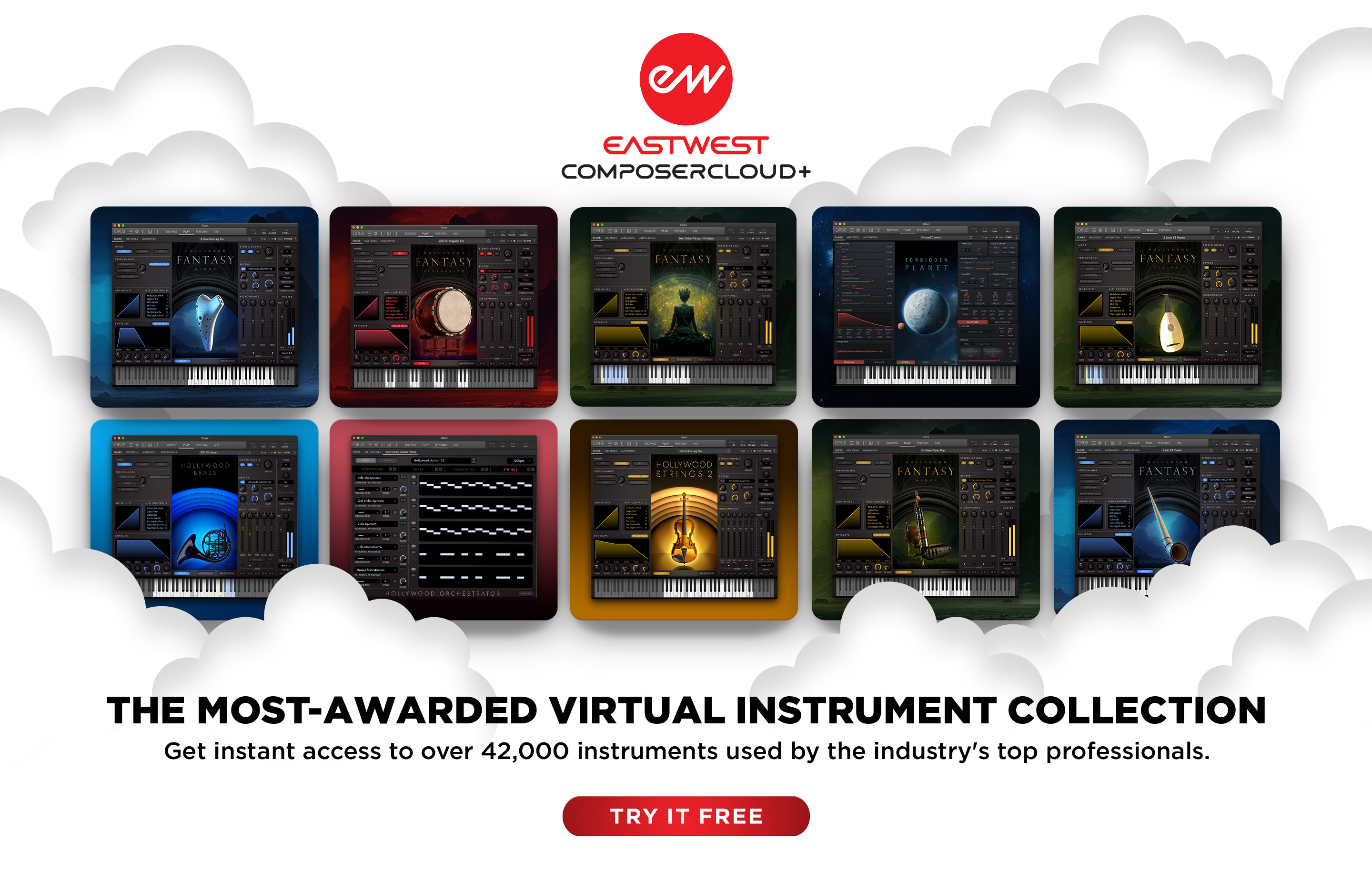 EastWest ComposerCloud+ EDU | Virtual Instruments Plugin Bundle